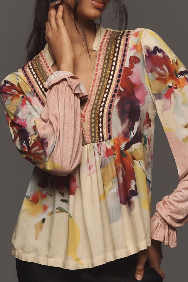 Bl-nk Stephanie Long-Sleeve Top | Anthropologie