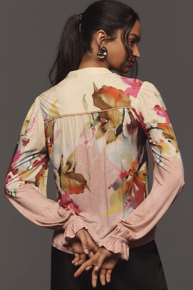 Bl-nk Stephanie Long-Sleeve Top | Anthropologie
