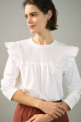 Susie Ruffled Top | Anthropologie