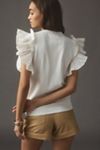By Anthropologie Ruffle-Sleeve Tank | Anthropologie