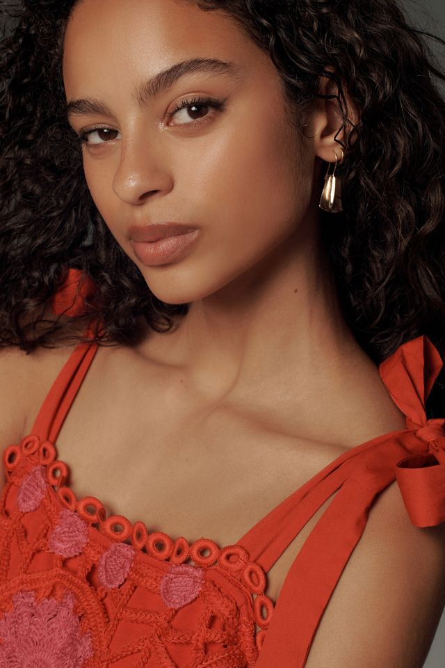 Sarah Hann Lyric Tie-Strap Lace Tank | Anthropologie