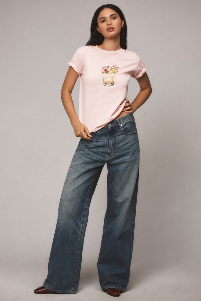 By Anthropologie Cocktail Hour Graphic Tee | Anthropologie