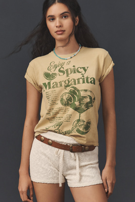 By Anthropologie Spicy Margarita Graphic Tee Anthropologie