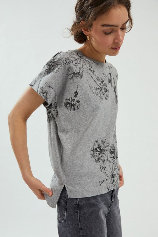 Pilcro Esther Floral Tee | Anthropologie