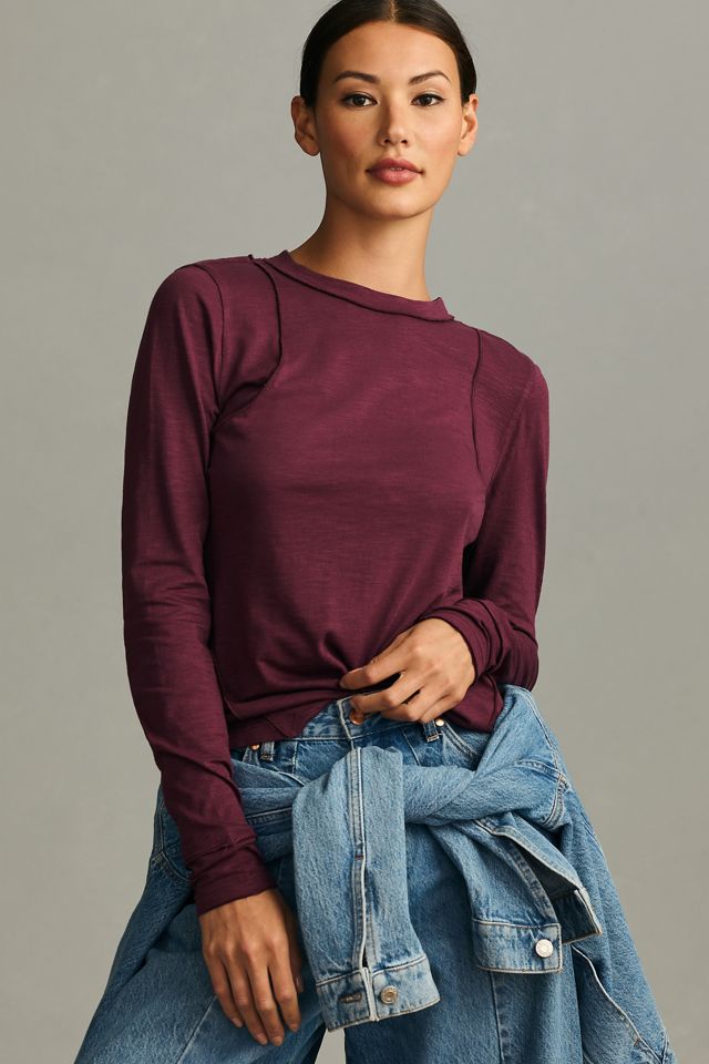 Pilcro Reconstructed Racer Tee | Anthropologie