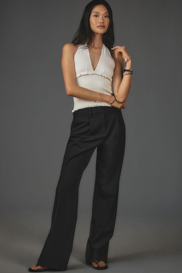 The Danika Smocked Halter Tank | Anthropologie