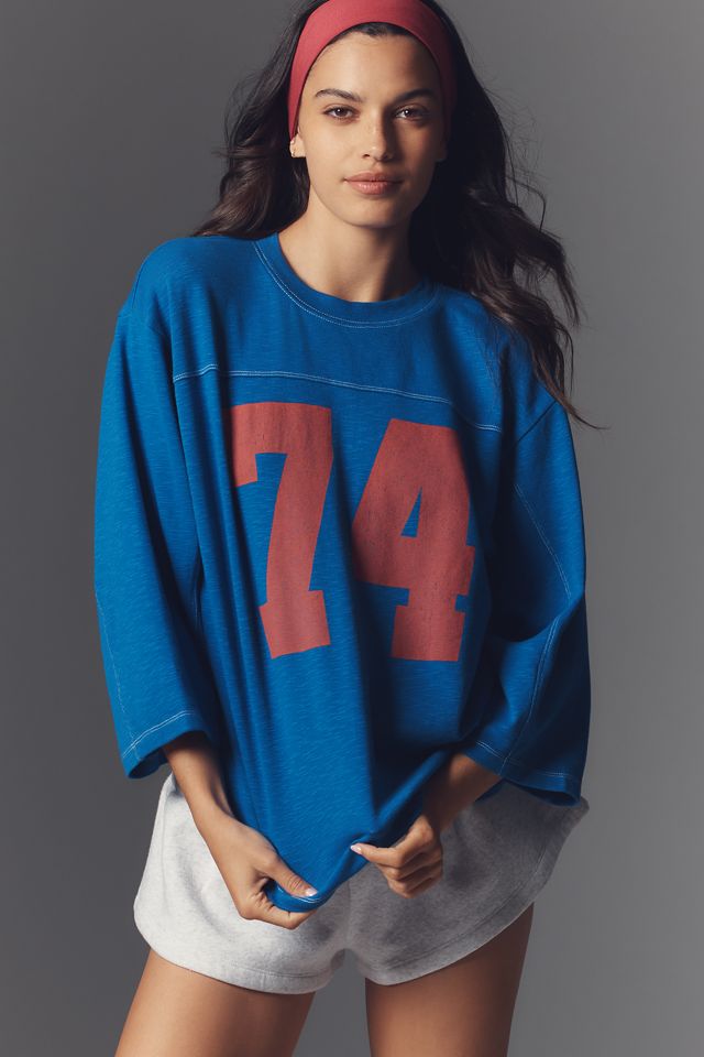 Pilcro 3/4 Sleeve Varsity T-Shirt | Anthropologie UK