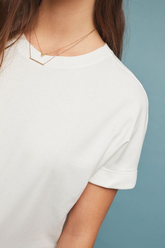 Banded Tee | Anthropologie
