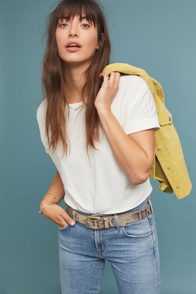 Banded Tee | Anthropologie