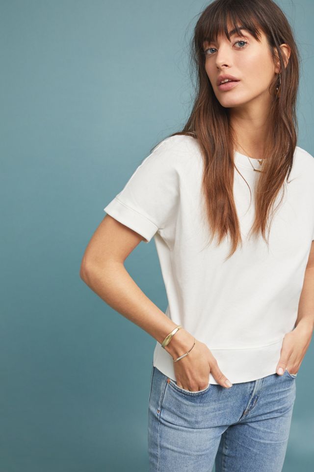Banded Tee | Anthropologie