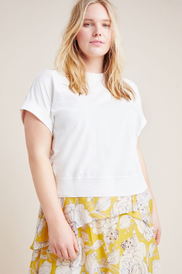 Banded Tee | Anthropologie
