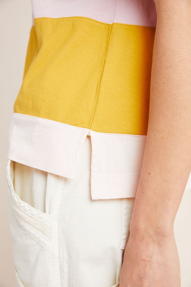 Mallory Colorblocked Top | Anthropologie