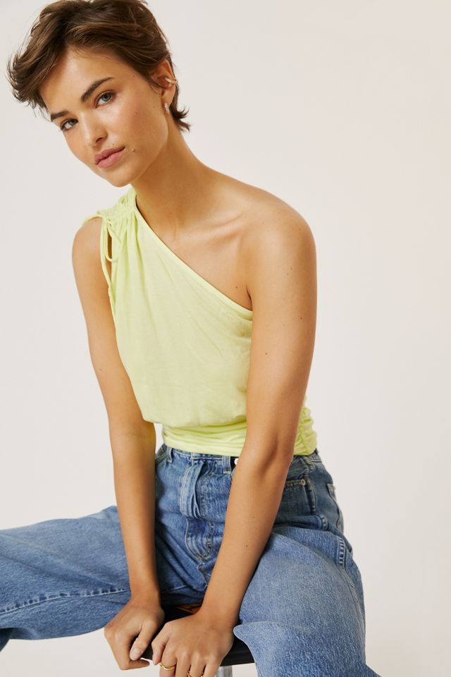 Draped One-Shoulder Top | Anthropologie