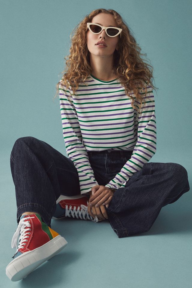 KULE The Modern Stripe Tee | Anthropologie
