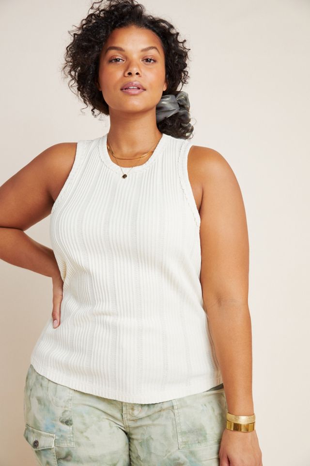 Robin Ribbed Tank | Anthropologie