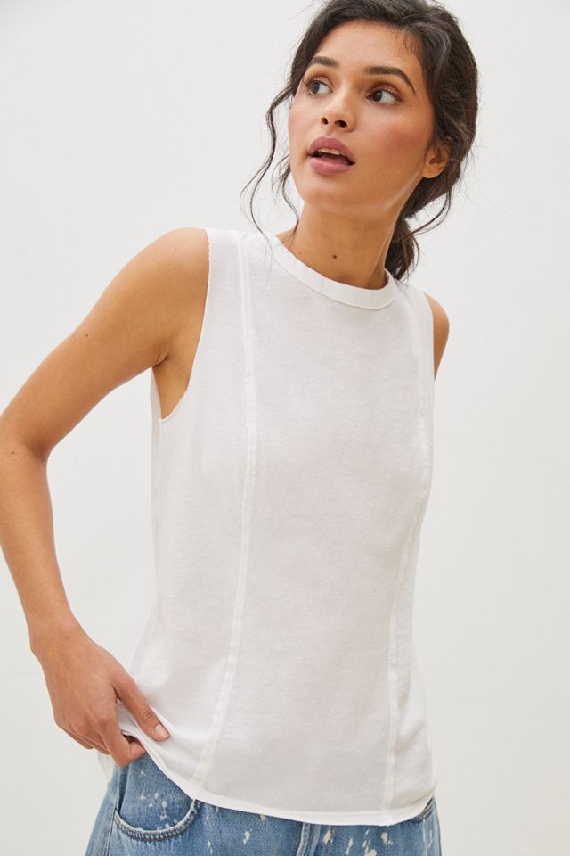 Seamed Muscle Tank | Anthropologie