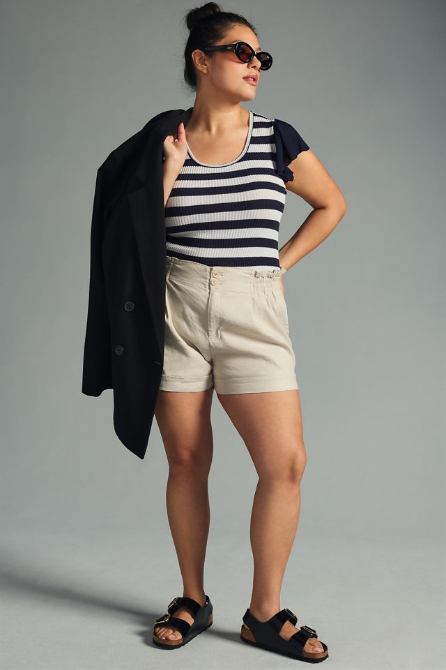 T.La Flutter-Sleeve Tee | Anthropologie