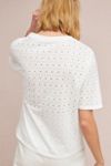 Eyelet Crew Neck Tee | Anthropologie