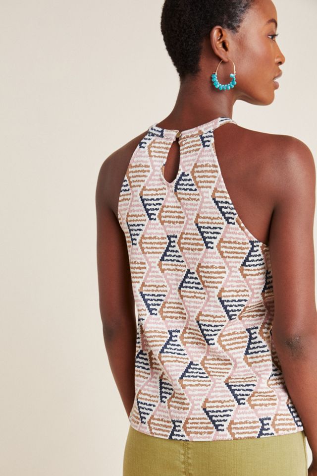 Lindsay Structured Halter Top | Anthropologie
