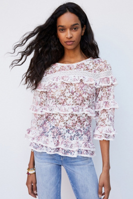 Matilda Ruffled Top | Anthropologie