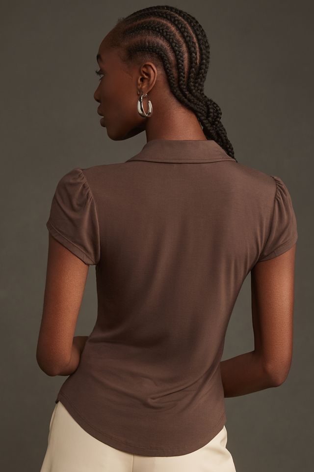Sanctuary Dream Collared Button-Front Top | Anthropologie