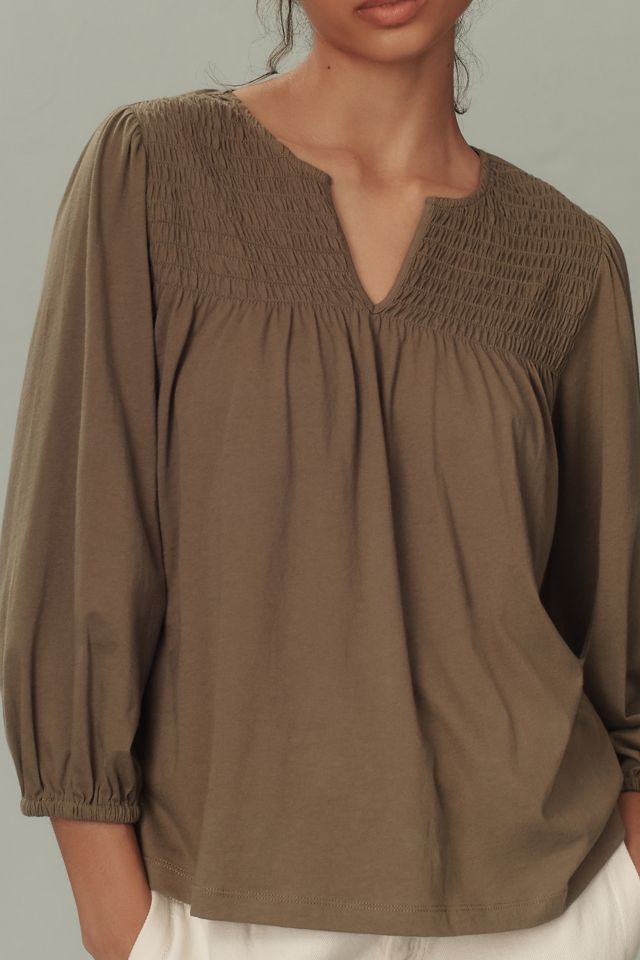 Sanctuary Smocked Tissue Top | Anthropologie