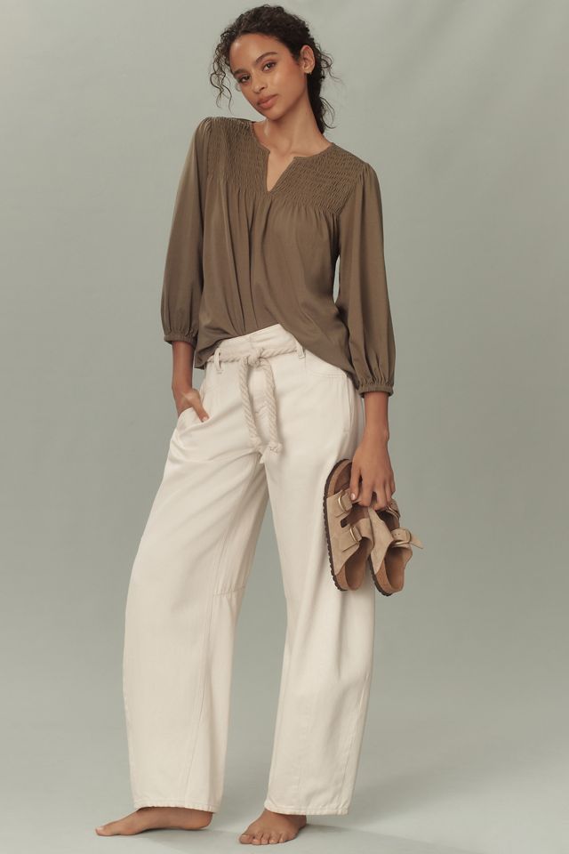 Sanctuary Smocked Tissue Top | Anthropologie