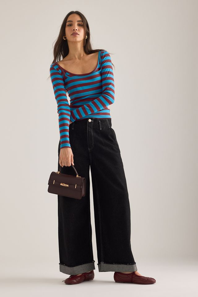 Damson Madder Avielle Double-Layer Top | Anthropologie UK