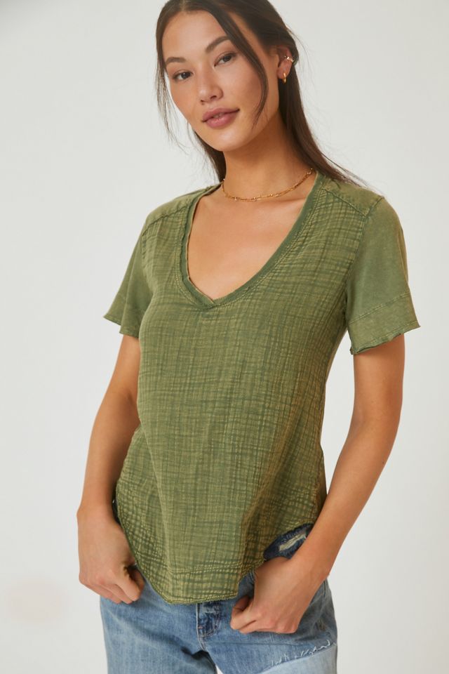 Pilcro V-Neck Tee | Anthropologie