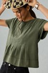 Pilcro Pleated Swing Tee | Anthropologie
