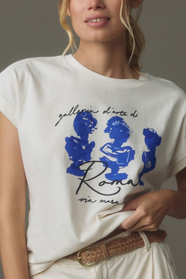 Maeve Busts Graphic Muscle Tee | Anthropologie