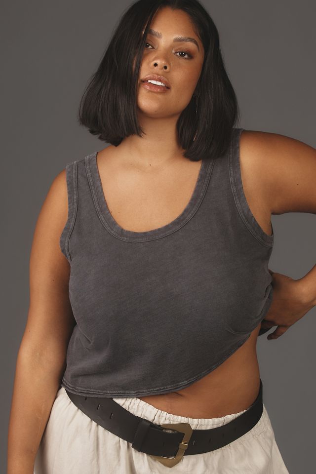 Pilcro Easy Crop Tank | Anthropologie