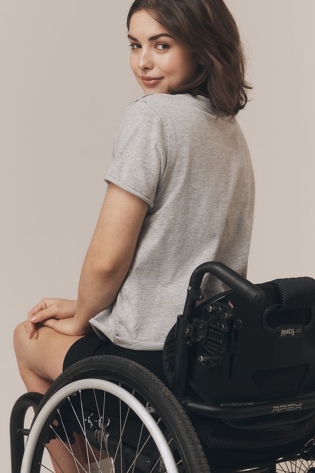 The Caitlin Embroidered Boxy Tee by Maeve | Anthropologie