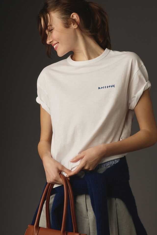 rag & bone Coffee Boyfriend Tee | Anthropologie