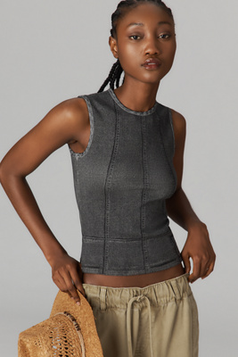 rag & bone Miramar Ribbed Muscle Tank | Anthropologie