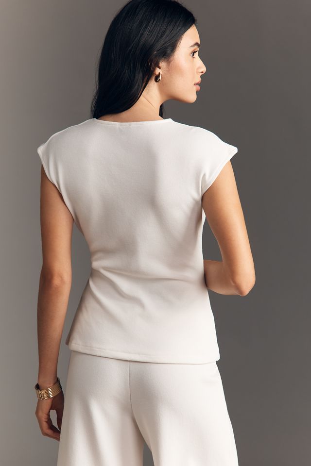 Maeve Hardware Wrap Top | Anthropologie