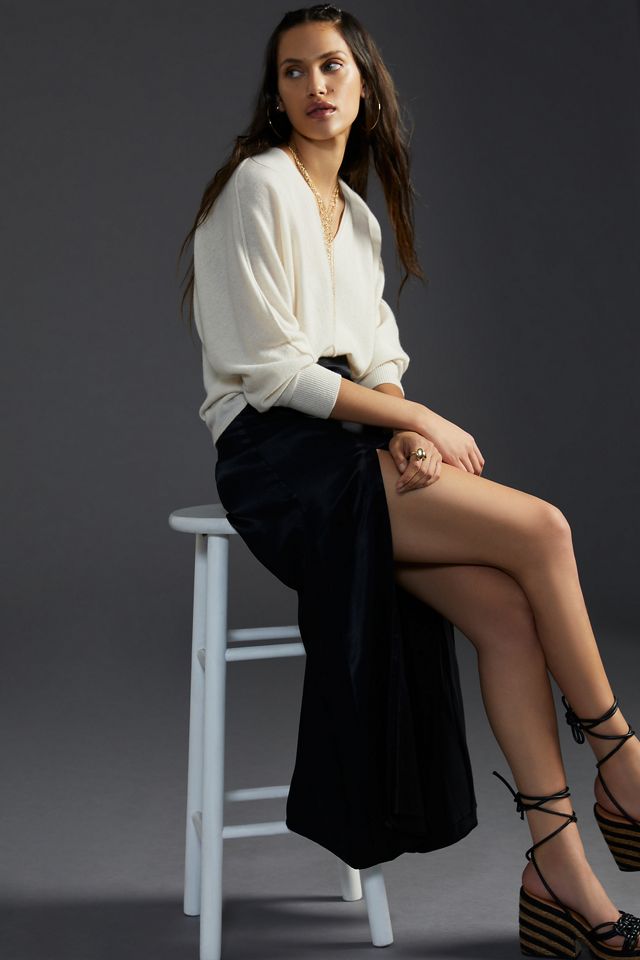 Pilcro Open-Back Cashmere Sweater | Anthropologie