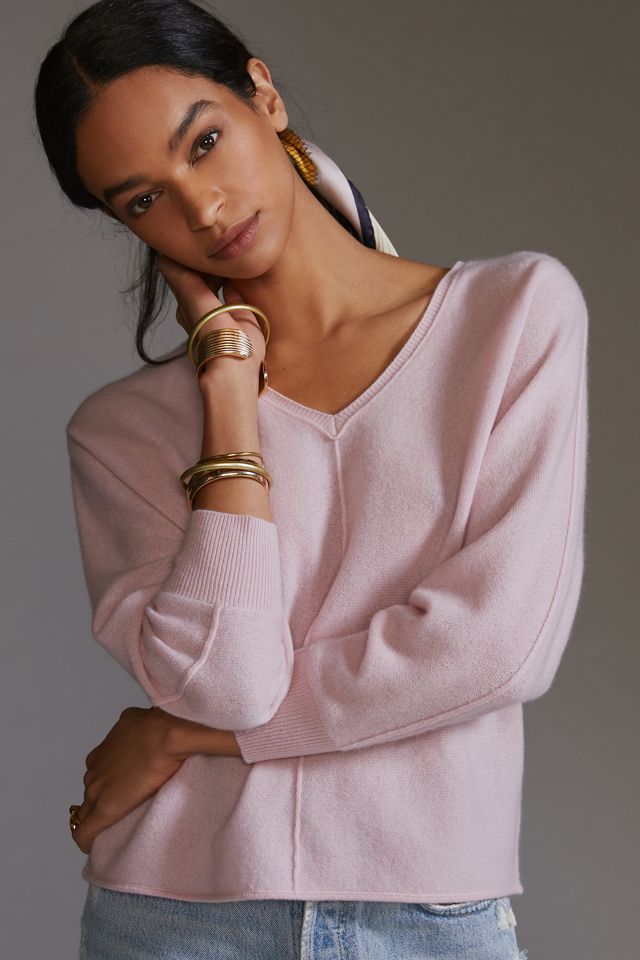 Pilcro Open-Back Cashmere Sweater | Anthropologie