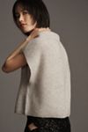 The Enza Oversized Ribbed Cashmere Vest | Anthropologie