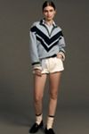 Maeve Varsity Colorblock Half-Zip Sweater | Anthropologie