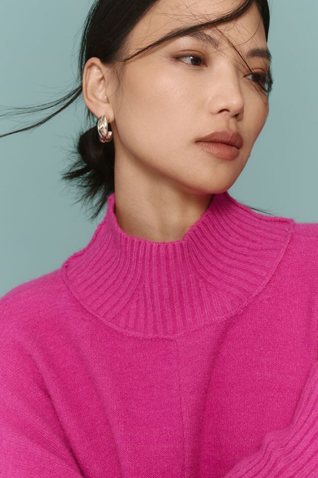The Gretchen Cozy Mock-Neck Sweater | Anthropologie