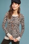 Leopard Cashmere Sweater | Anthropologie