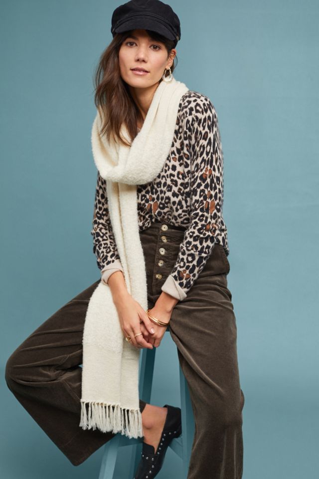 Leopard Cashmere Sweater | Anthropologie
