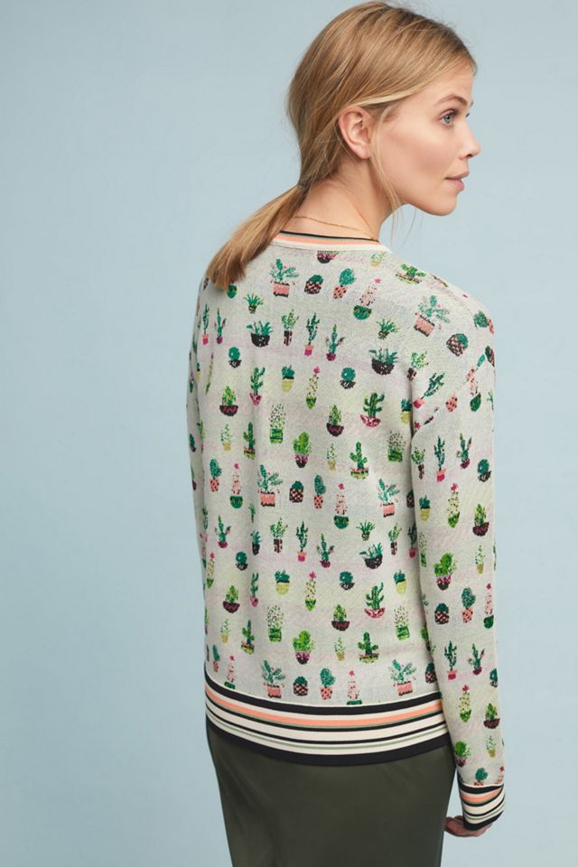Cactus Knit Cardigan | Anthropologie