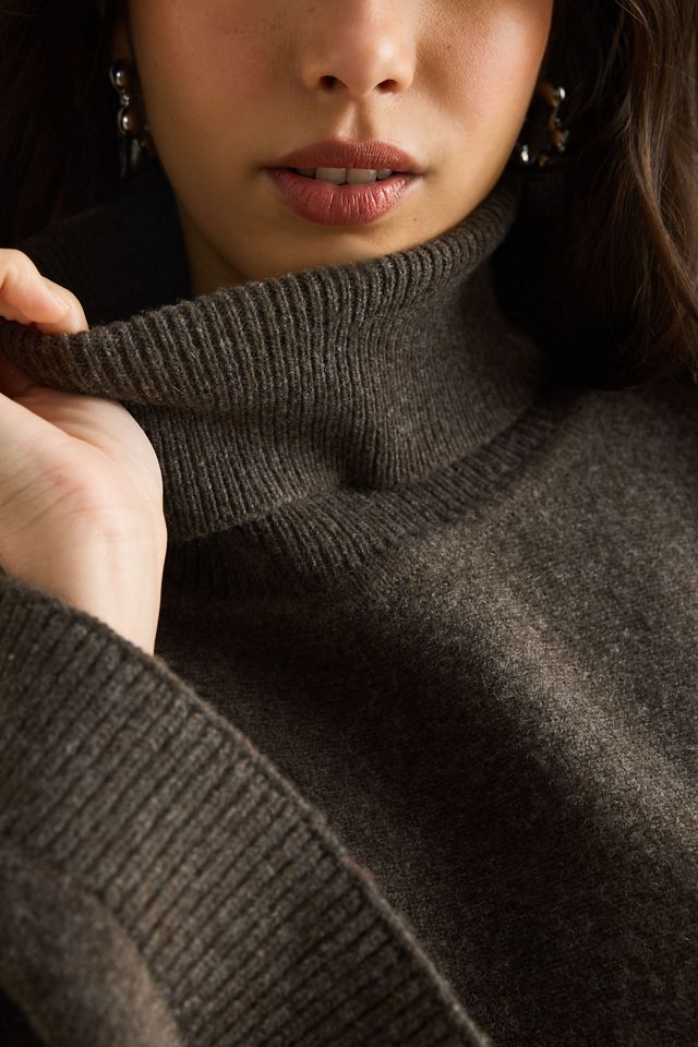 Selected Elina Roll-Neck Cape Jumper | Anthropologie UK