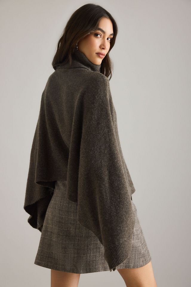 Selected Elina Roll-Neck Cape Jumper | Anthropologie UK