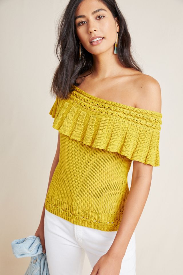 Ruffled Off-The-Shoulder Top | Anthropologie