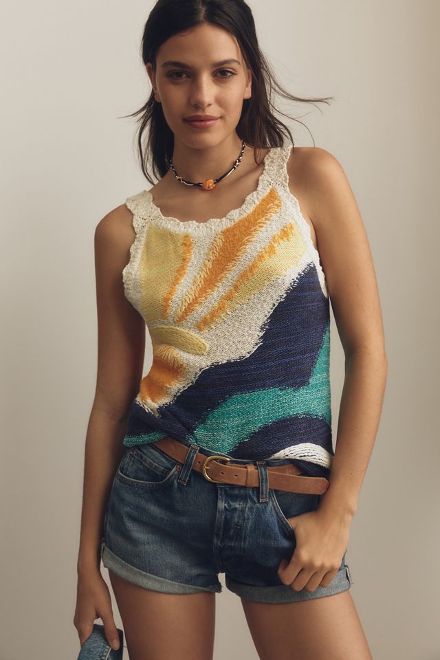 Pilcro Sunshine Sweater Tank | Anthropologie