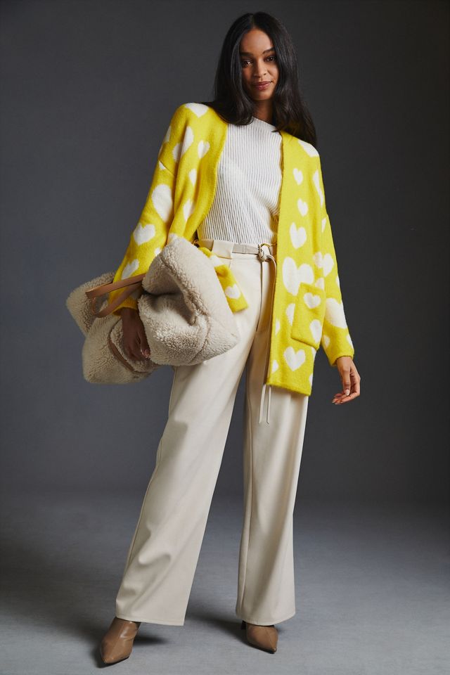 Maeve Hearts Cardigan Sweater | Anthropologie
