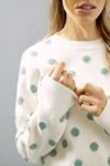 Danette Polka Dot Sweater | Anthropologie